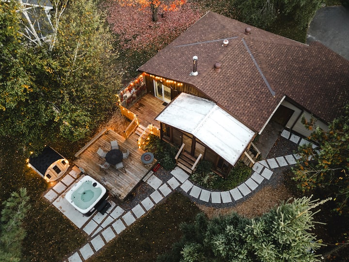 [The River Nest]cozy Getaway With Hot Tub+sauna - Bracebridge