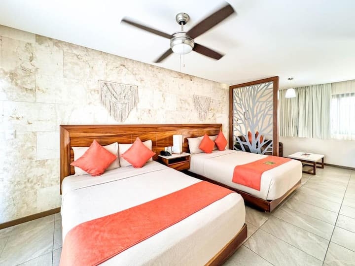 Terraza Con Alberca Y Vista Al Mar Cerca La Playa - Playa del Carmen