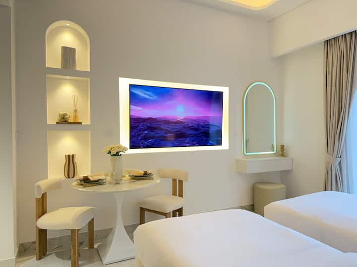 Studio Moderne à Meydan - Azizi Riviera 61 - Dubai Airport (DXB) 