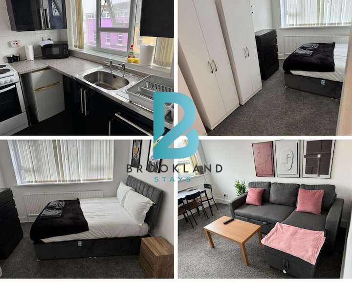 1br In Blackpool L Sleeps 4, Wi-fi & Full Kitchen - Blackpool