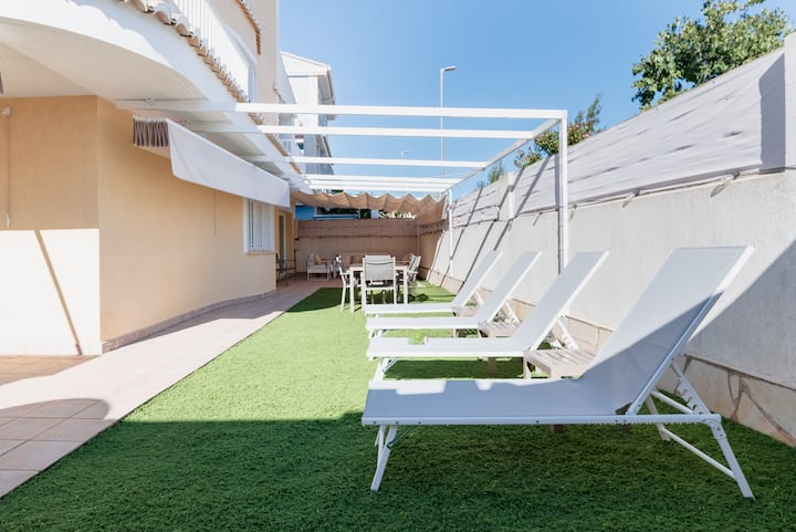 Casa Amplia Con Piscina, Bbq Y Parking - Gandia