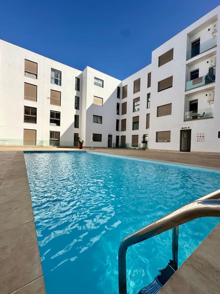 Au Cœur D’ Agadir Bay | Luxe | Pool |Fibre Optique - Agadir