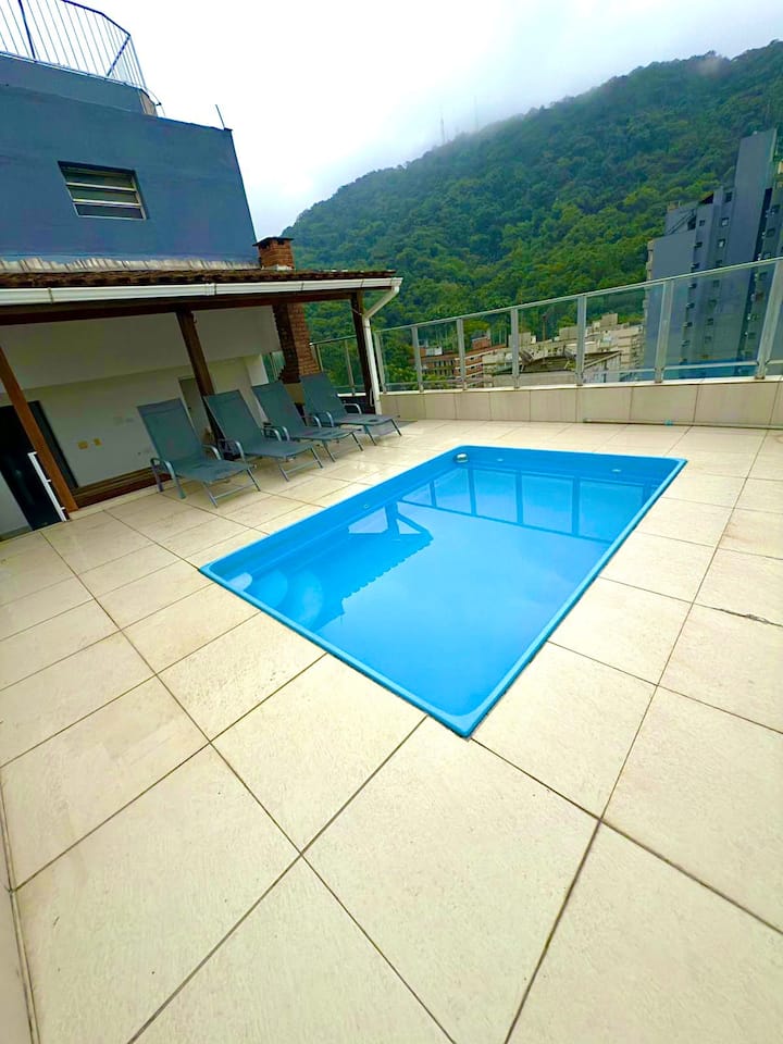 Duplex No Guarujá - Cobertura C/ Piscina Aquecida! - Brasil