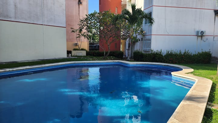 Depa Con Alberca · Cerca Del Mar Y Estadio - Boca del Río