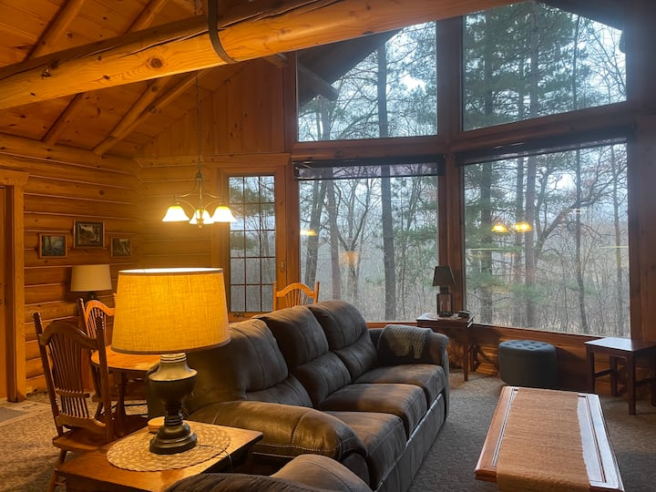 Ferienhaus im Wald mit Bach & Waldwegen. - Blockhütten zur Miete in ...