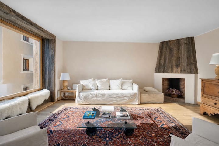 3 Camere Antico Fienile Nel Centro Di Samedan - Celerina/Schlarigna