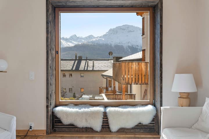 3 Camere Antico Fienile Nel Centro Di Samedan - Saint-Moritz