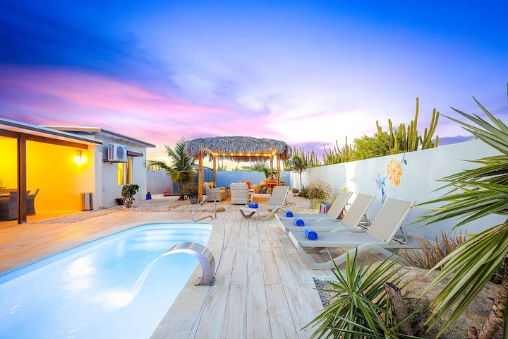 New 3br Villa Pool | Palapa | Bbq | Outdoor Dining - Aruba