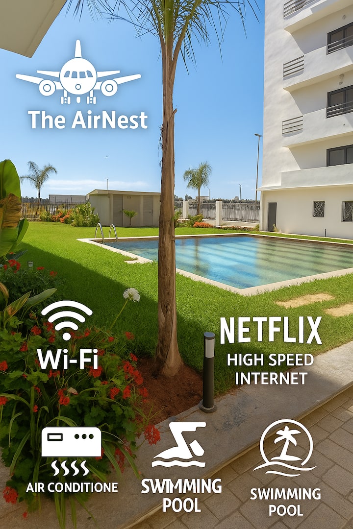 The Airnest Suites Nouaceur, Casa / Aéroport. - Bouskoura