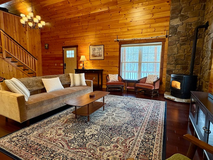 Secluded Comfy Cabin | Snowmobile & Ski | Sleeps 8 - Rangeley, ME