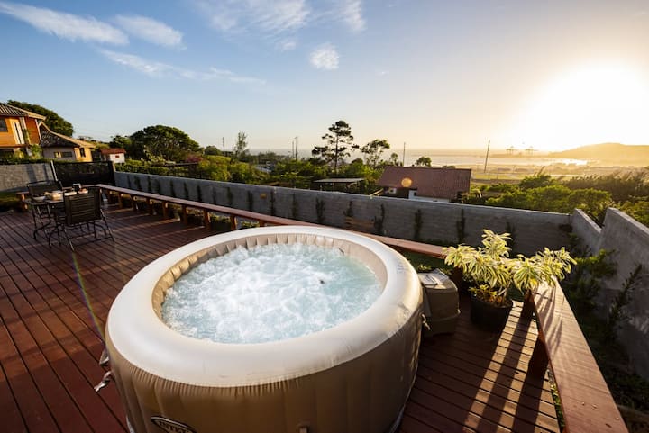 Casa Com Melhor Vista Do Nascer Do Sol Com Jacuzzi - Imbituba