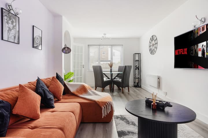 Modern 2br Flat, 20 Mins Train To Central London - Bromley