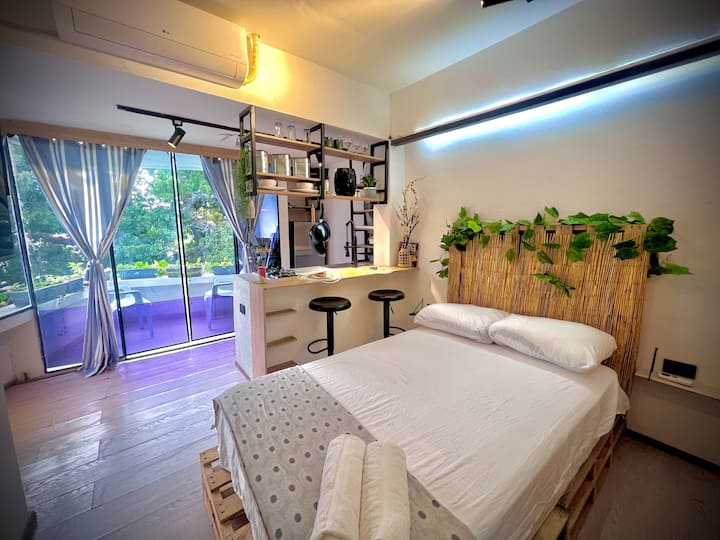 Acogedor Mini Loft, En Zona Colonial, Muy Central - Barranquilla