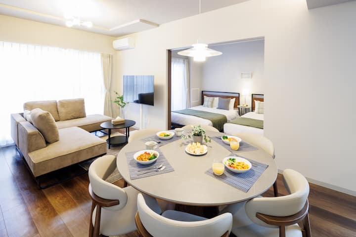 Spacious2ldk Max6ppl｜family｜susukino, Sapporo｜new - Sapporo