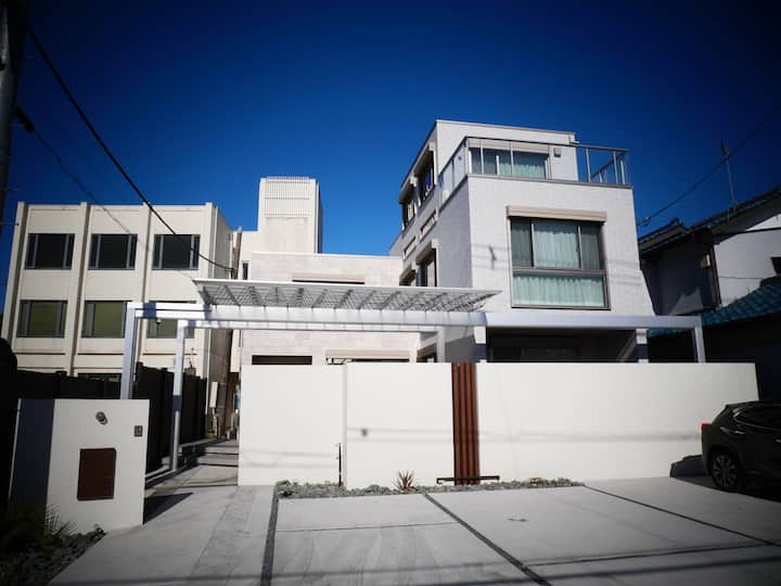 富津 Fun Base-バルコニーから富士山を望む新築の貸別荘 - 훗쓰시