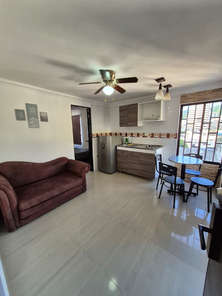 Comodo Aparta Estudio En El Rodadero - Santa Marta