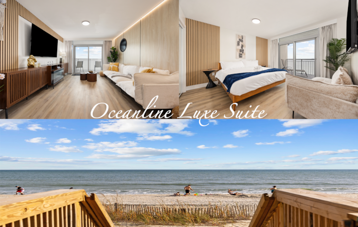 Newly Designed Oceanfront 3br W/ King Beds + Bunks - Myrtle Beach, SC