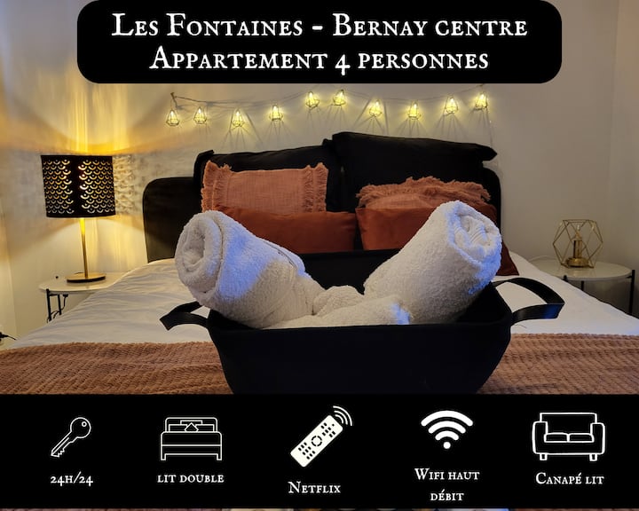 Les Fontaines – Séjour à Bernay - 4p - Bernay