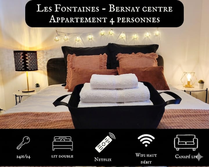 Les Fontaines – Séjour à Bernay - 4p - Bernay