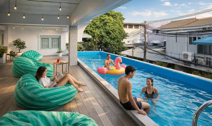 Single Capsule With Pool | Khaosan Bangkok Solo - Bangkok