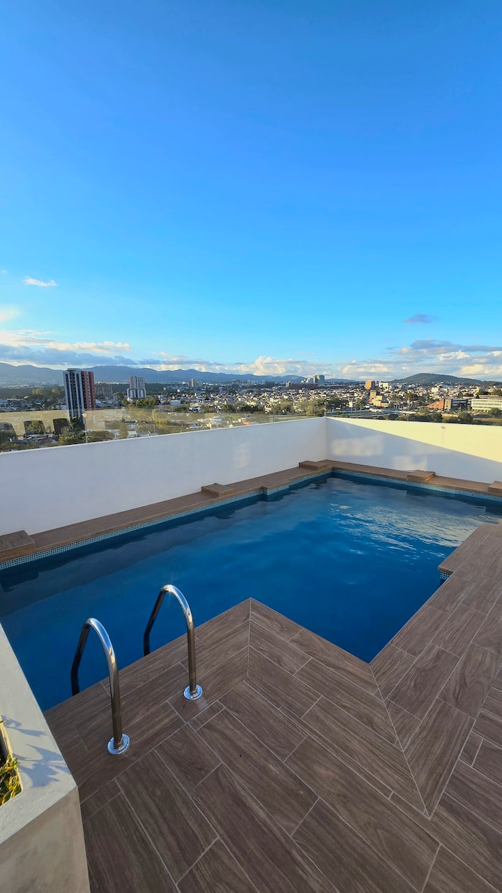 Lujoso Apartamento Céntrico Espectaculares Vistas~ - Guatemala