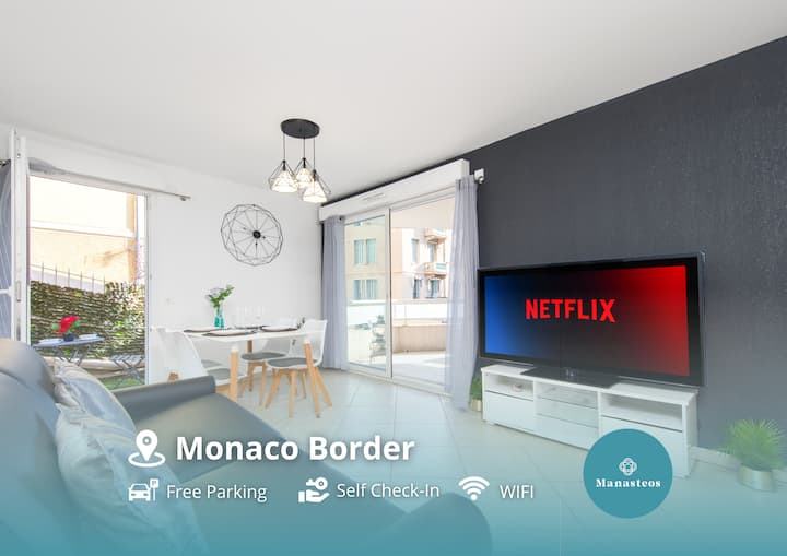 5mn Monaco - Terrasse Aperçu Mer - Parking - Fa - Monaco