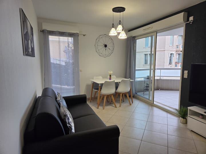 5mn Monaco - Terrasse Aperçu Mer - Parking - Fa - Mônaco