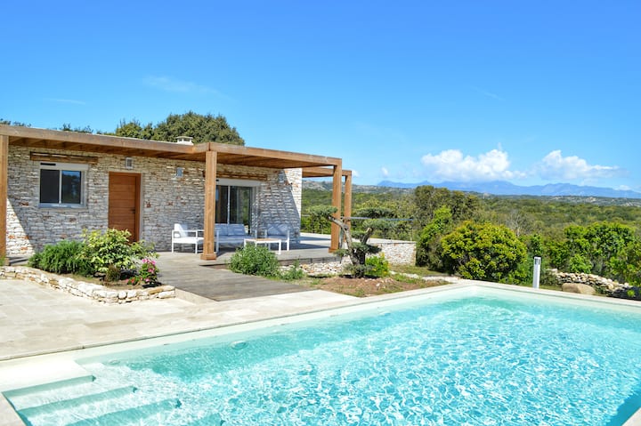Villa Piscine, 10' De La Plage, Canetto, Bonifacio - Bonifacio