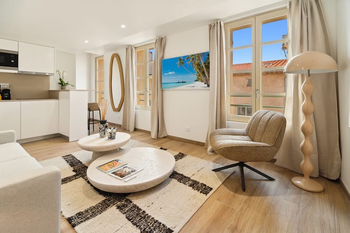 Duplex Moderne, Clim & Smart Tv - Saint-Tropez