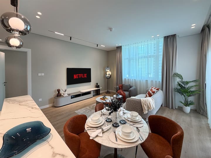Premium 1 Br With Hotel Facilities And Canal View - Dubai