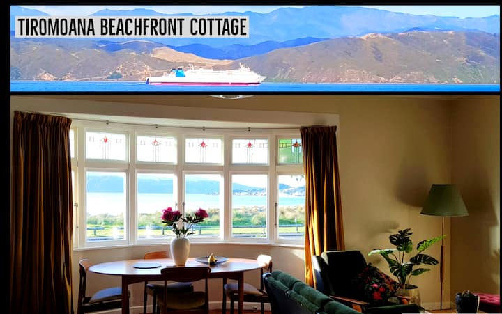 Tiromoana Beachfront Cottage In Worser Bay - Wellington