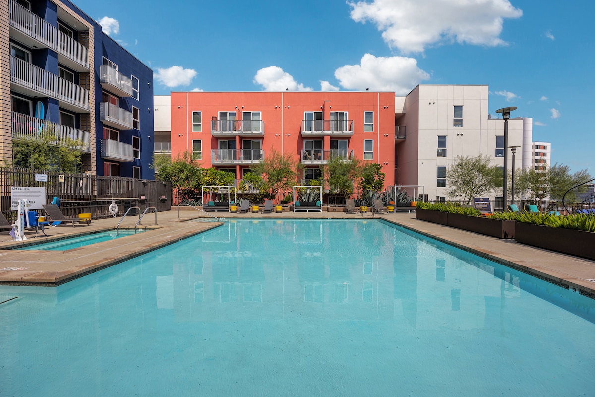 2 chambres - Parking gratuit, salle de sport et piscine près de ...