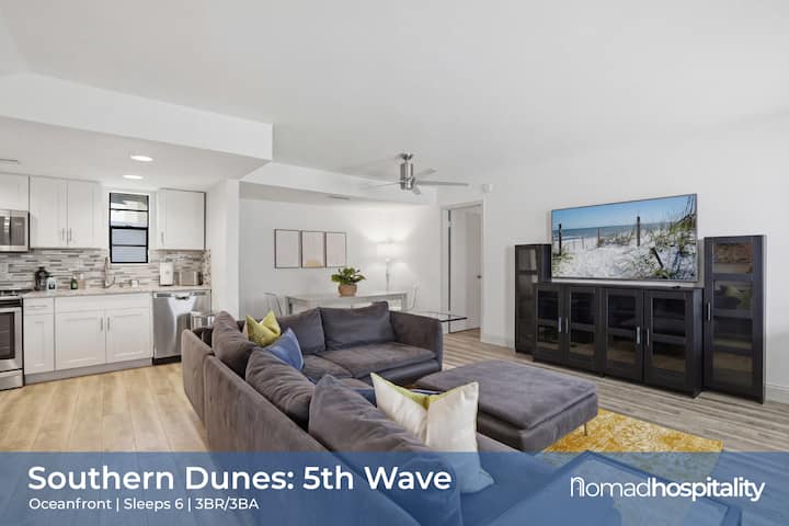 Be A Nomad | 1 Min To Beach | 3 Bed 3 Bath Apt - Jacksonville Beach, FL