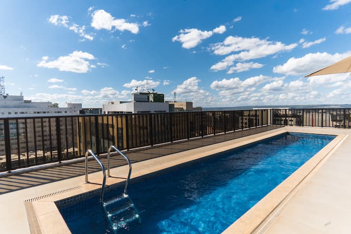 Flat Part Nobile 004  Próximo Ao Mané Garrincha - Brasilia