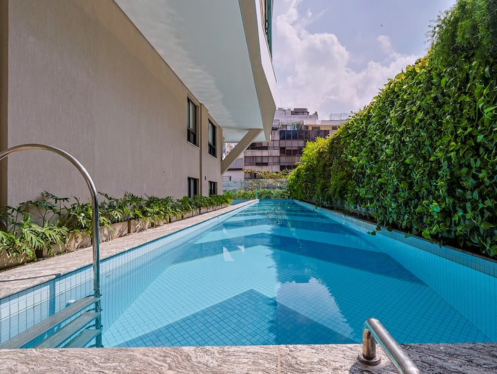 Apartamento Espetacular Para Família No Arpoador - ブラジル