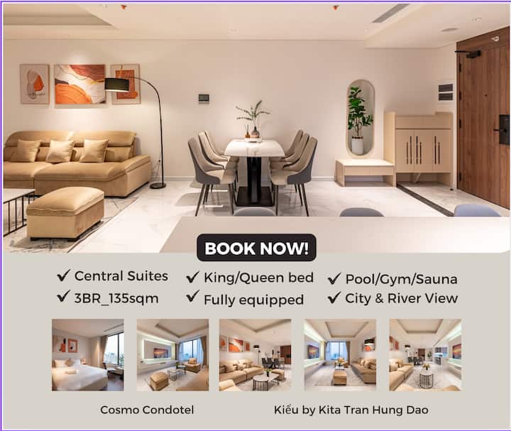 New 6* Central Luxury 3br_130sqm_gym/pool_high 18f - Vietnam