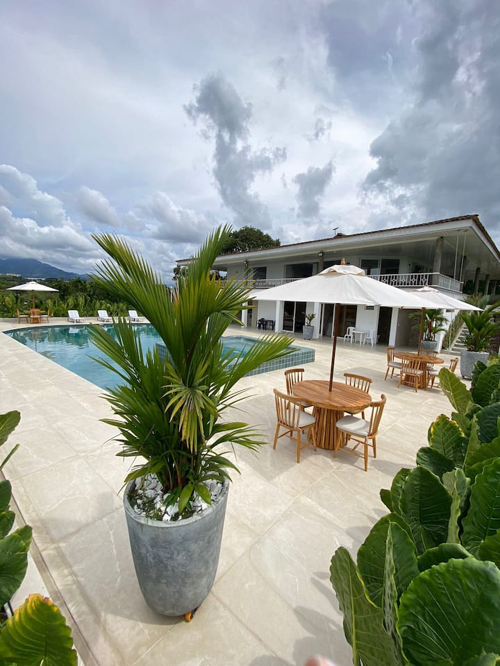 Casa En El Cielo / 16 Pax Jacuzzi, Piscina Y Turco - 