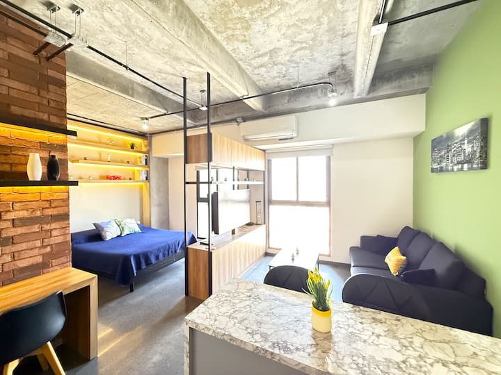 New Luxury Apartment22 @ Downtown W/parking + Ac - Monterrey