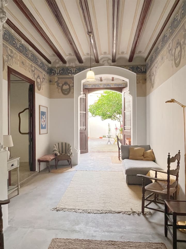 Historic Garden Apartment With Lemon Tree - Alcira