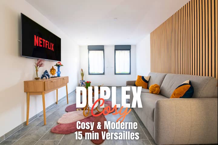 Duplex Cosy - Moderne - 15 Min Versailles - Trappes
