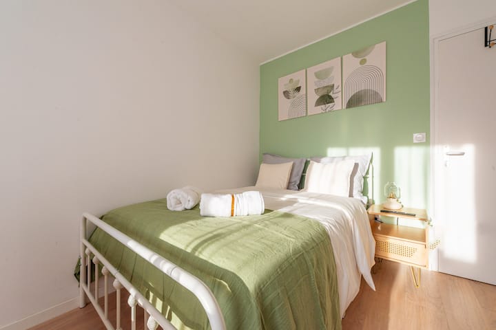 Jardin Sauge* Studio Cosy Avec Cour Extérieure - Saint-Quentin