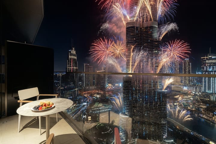New | 2br Burj & Fountain Nye View Suite | Address - Dubai