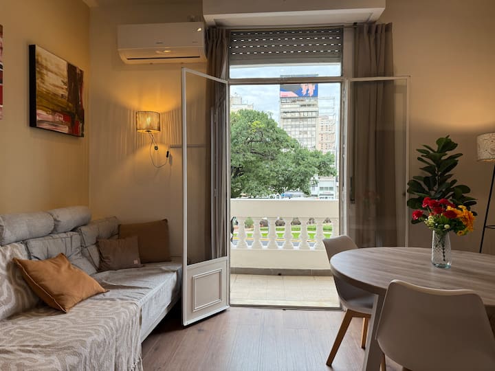 Departamento Centrico Deluxe Con Vista Al Obelisco - Buenos Aires