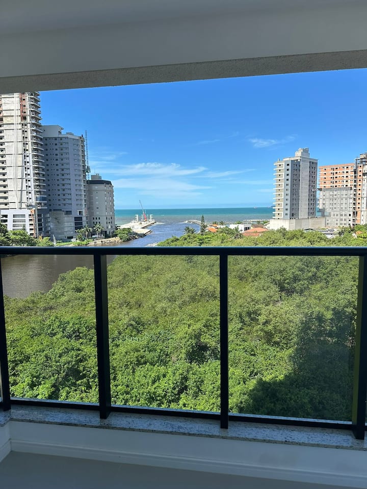 Frente Mar Panoramico 2 Suites Gourmet 2 Vgs - Pôrto Belo