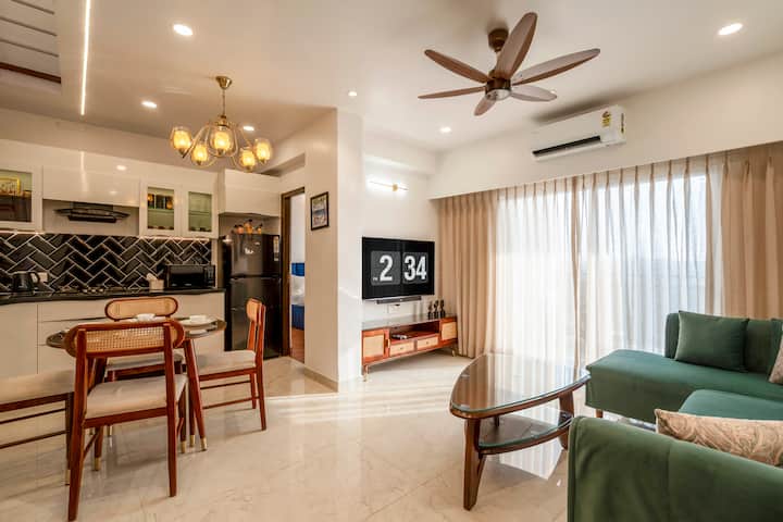 Candolim Theatre | Duplex 2 Bhk With Threatre Room - Goa