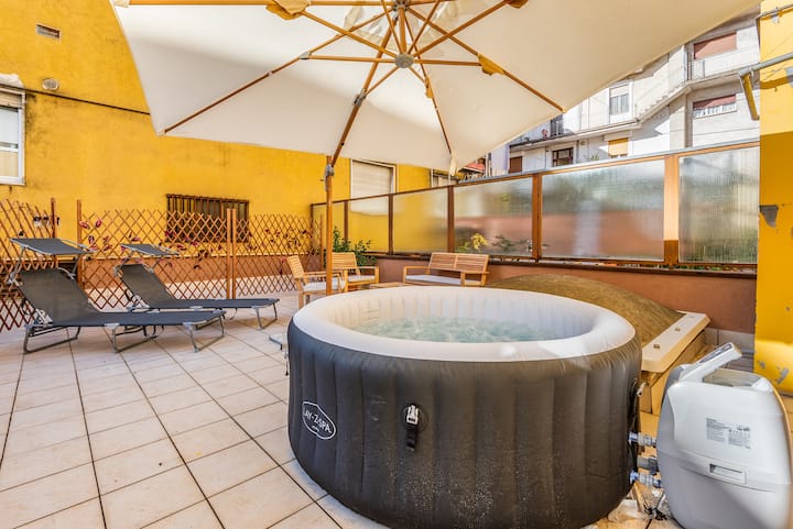 Trainstation 150m-airport 6'-warmed Idropool-patio - Bérgamo