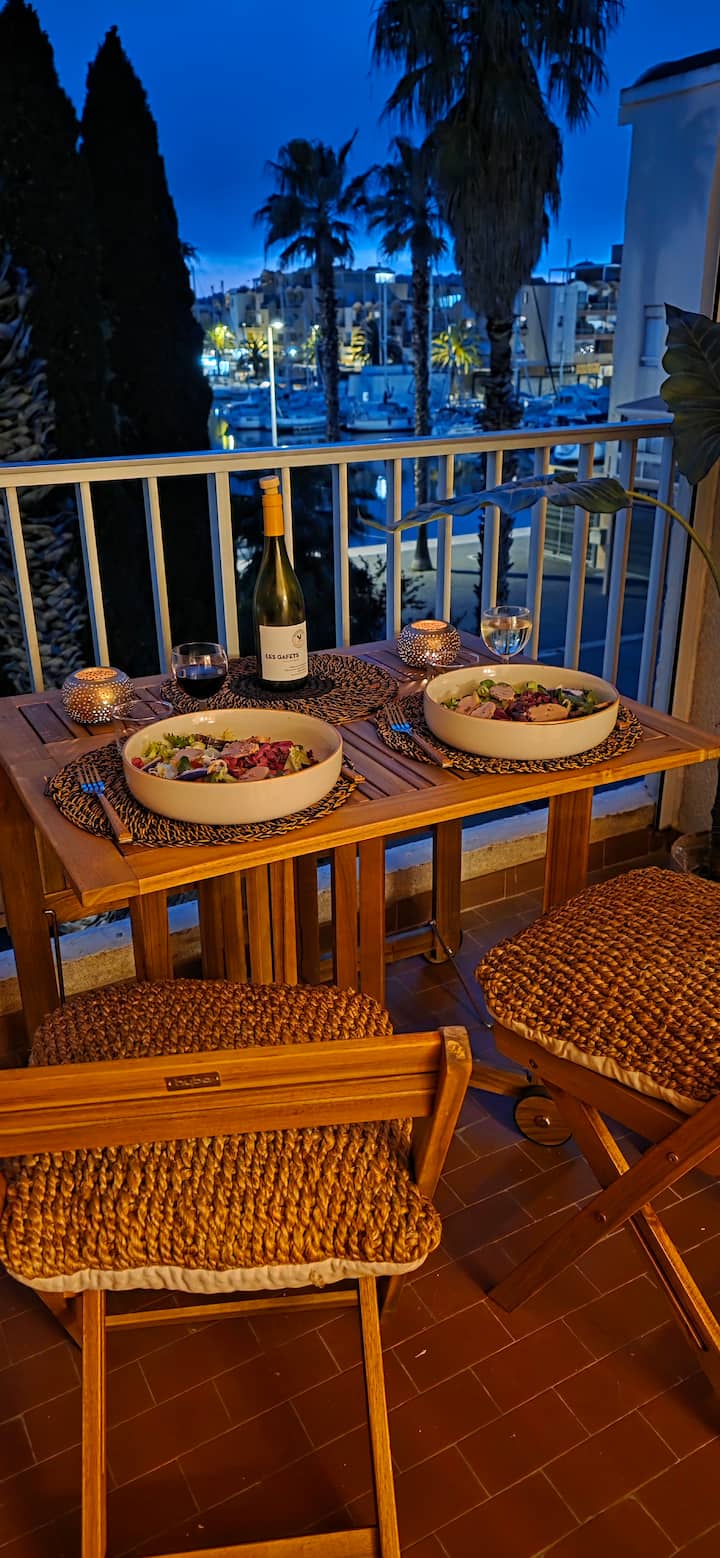 Charmant Studio Avec Vue Sur Le Port De Gruissan - Narbonne