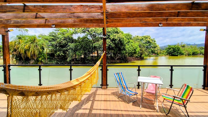 Chalé 79-cabana Vista Pro Lago, Piscinas E Lazer - Atibaia