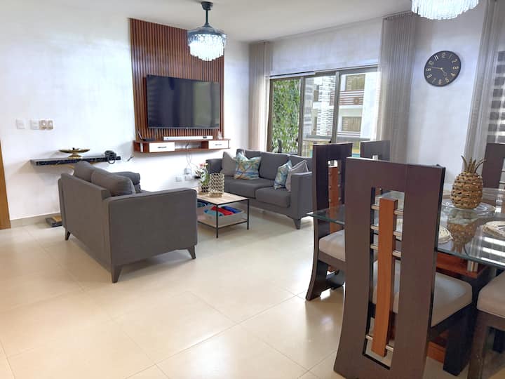 3br Poolfront | 7 Min Airport | Gated | 6 Guests - Punta Cana