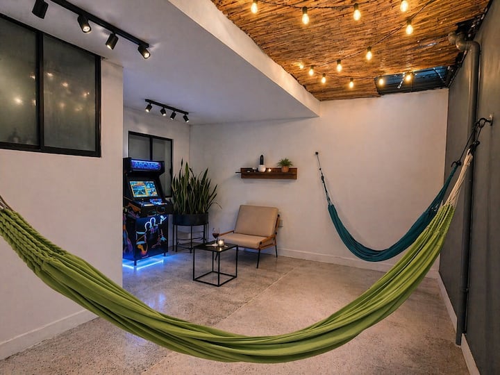 Casa Grupos Manila | 6 Hab + Patio + Arcade - Sabaneta